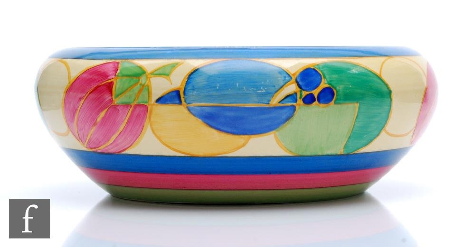 Clarice Cliff | A large Clarice Cliff shape 56 bowl | MutualArt