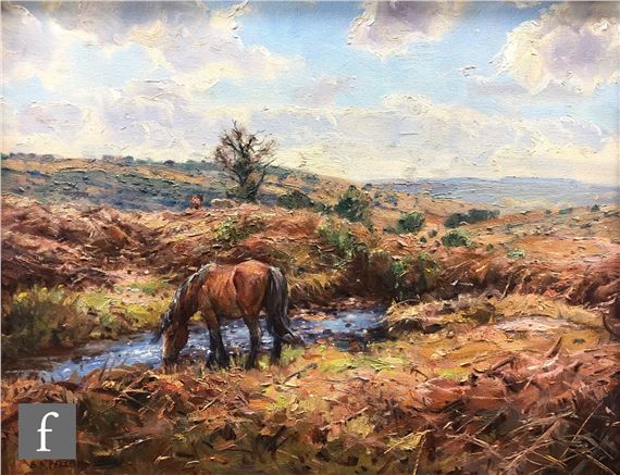 Barry Arthur Peckham | Pony at Ashley Heath, New Forest | MutualArt