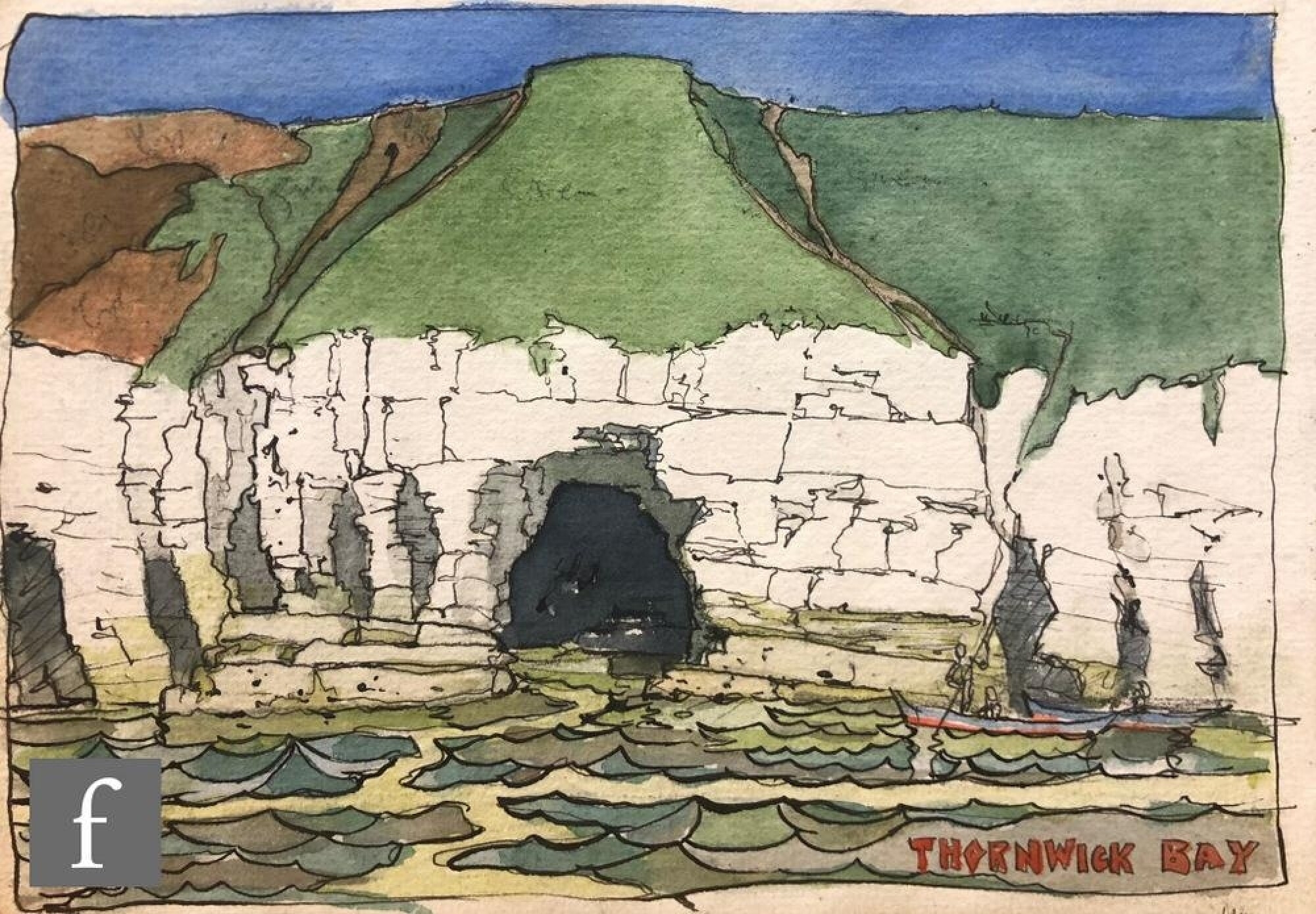 Albert Wainwright | Thornwick Bay | MutualArt