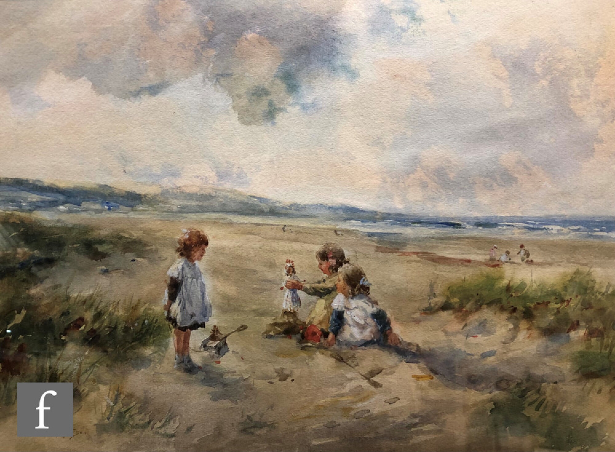 Tom Paterson | 'Playing in the Sand' | MutualArt