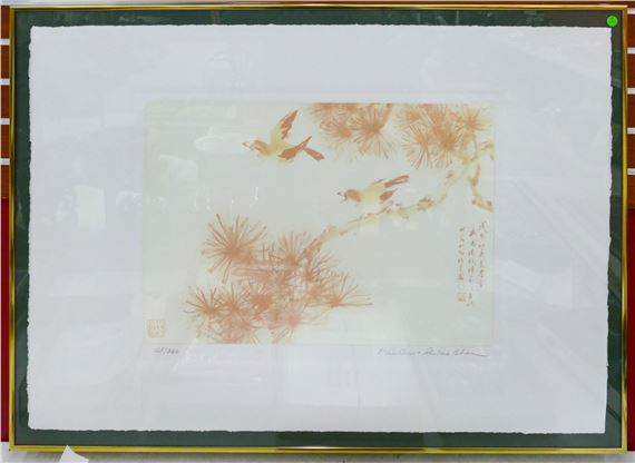 Shu-park Chan | Stella and Shu Park Chan Chinese S/N Lithograph Framed ...