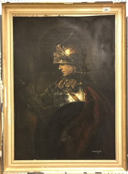 Rembrandt van Rijn | Man in armour | MutualArt