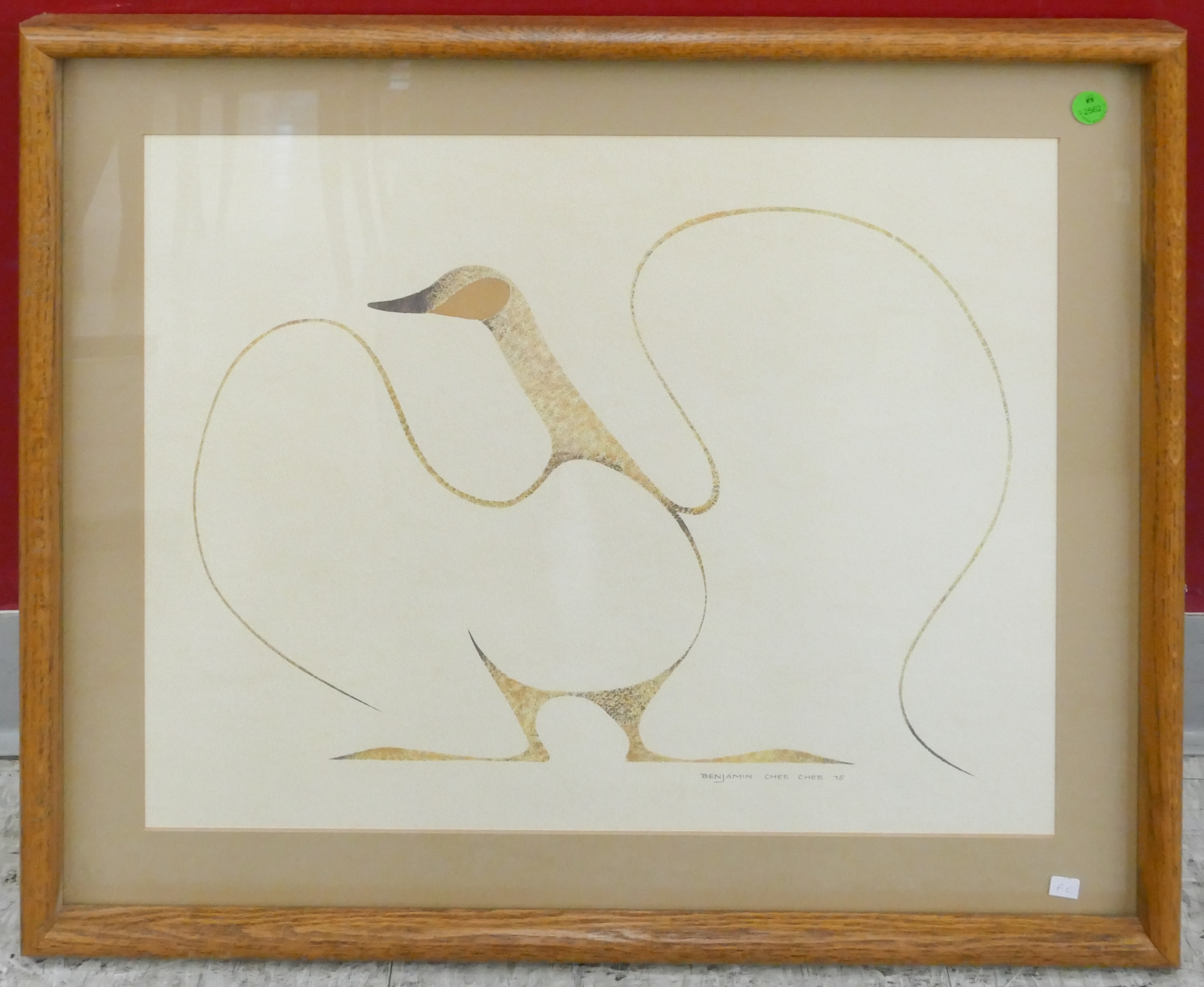 Benjamin Chee Chee | Benjamin Chee Chee Native Bird Print Framed 21 ...
