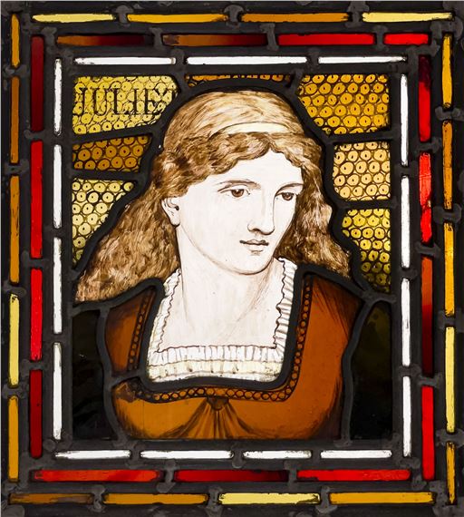 Daniel Cottier | Victorian Stained and Leaded Glass Panel | MutualArt