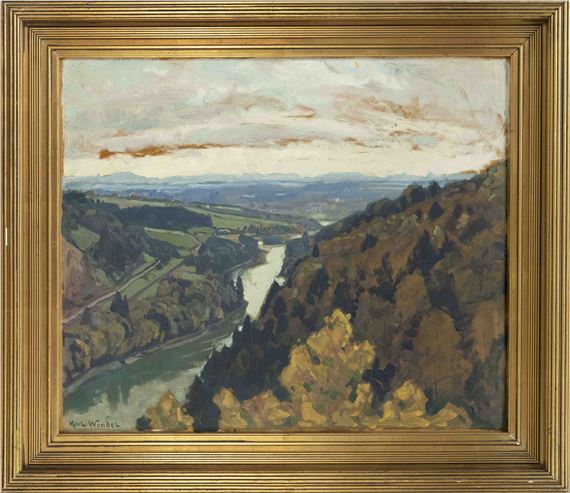 Karl Wendel | View over the Inn Valley | MutualArt