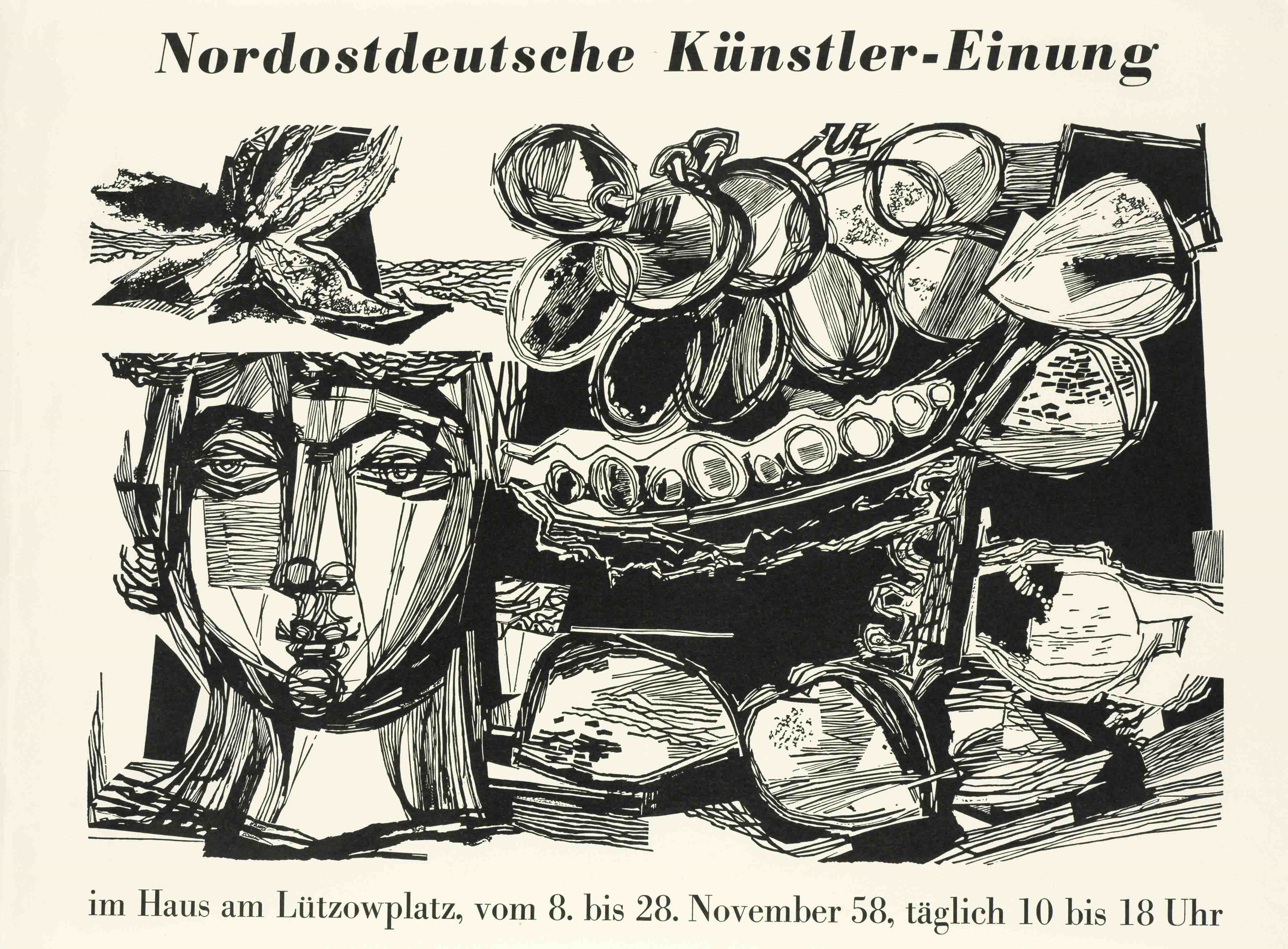 Hans Orlowski | set of 5 large woodcuts: three of them signed by hand ...
