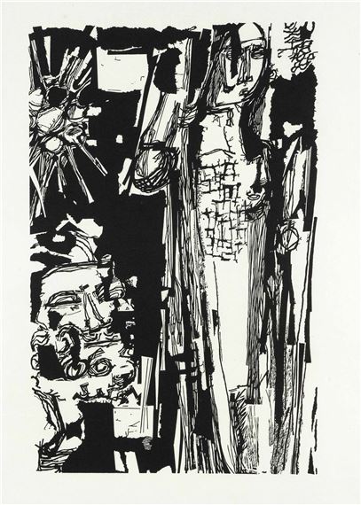 Hans Orlowski | set of 5 large woodcuts: three of them signed by hand ...