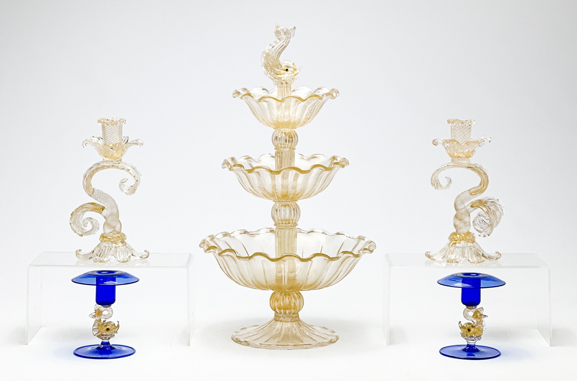 Salviati | Salviati Venetian Glass Table Garniture | MutualArt