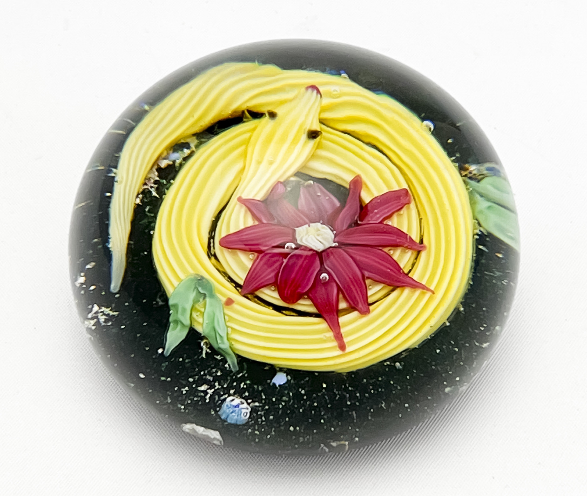 Baccarat | Yellow Snake Paperweight (1970) | MutualArt