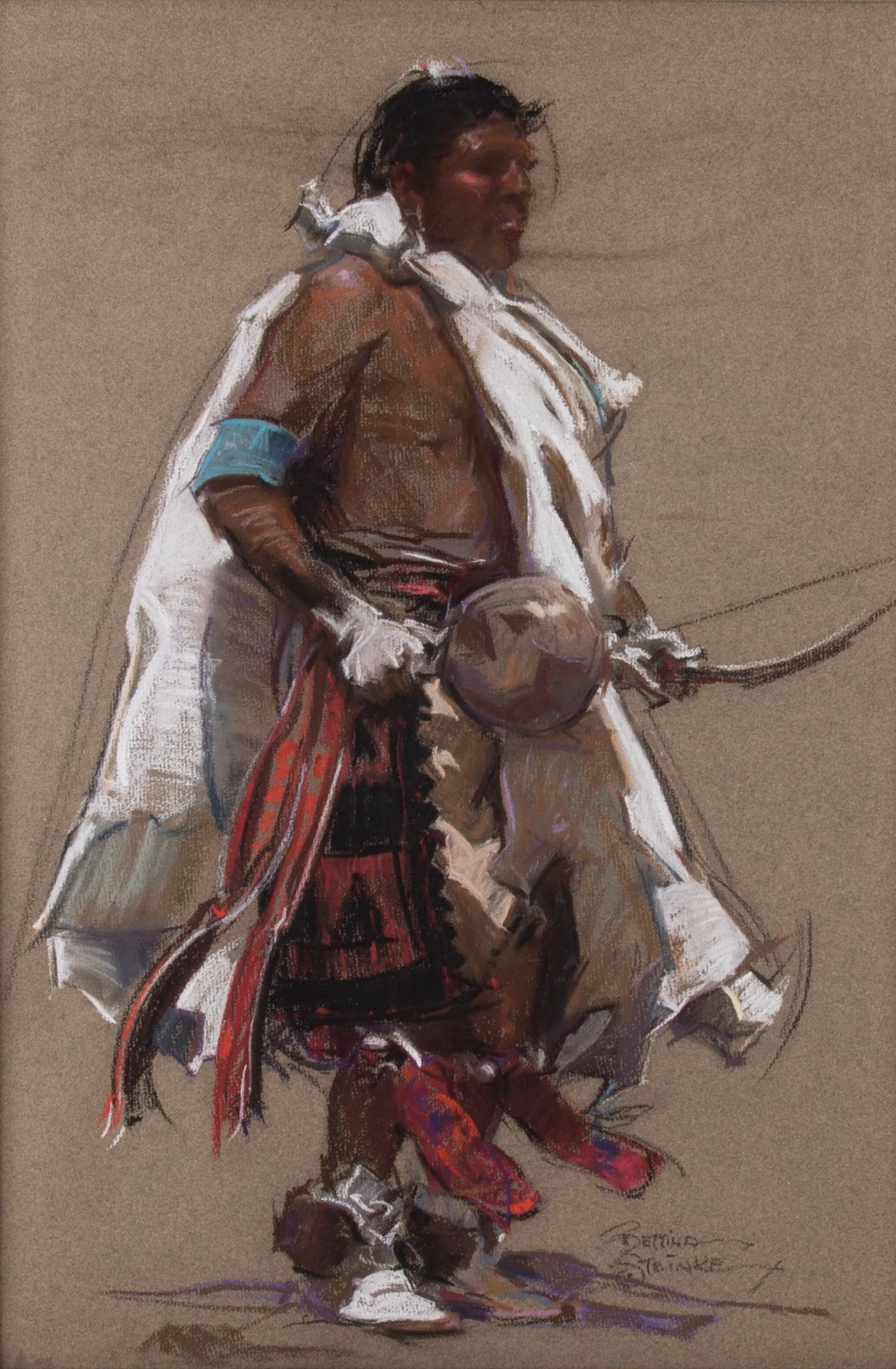 Bettina Steinke | Dual Portrait of Native Americans | MutualArt