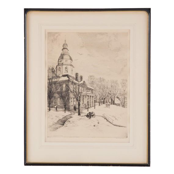 Gabrielle de Veaux Clements | State House, Annapolis (1928) | MutualArt