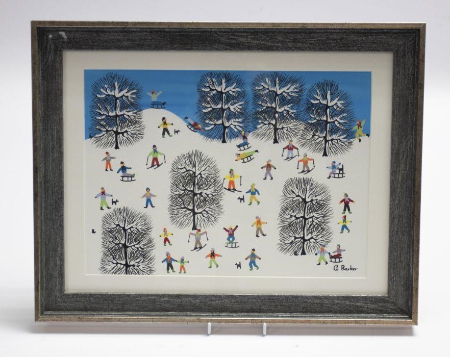 Gordon Barker | Its Been Snowing | MutualArt