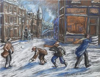 Everett Shinn | FOOTLIGHT FLIRTATION | MutualArt