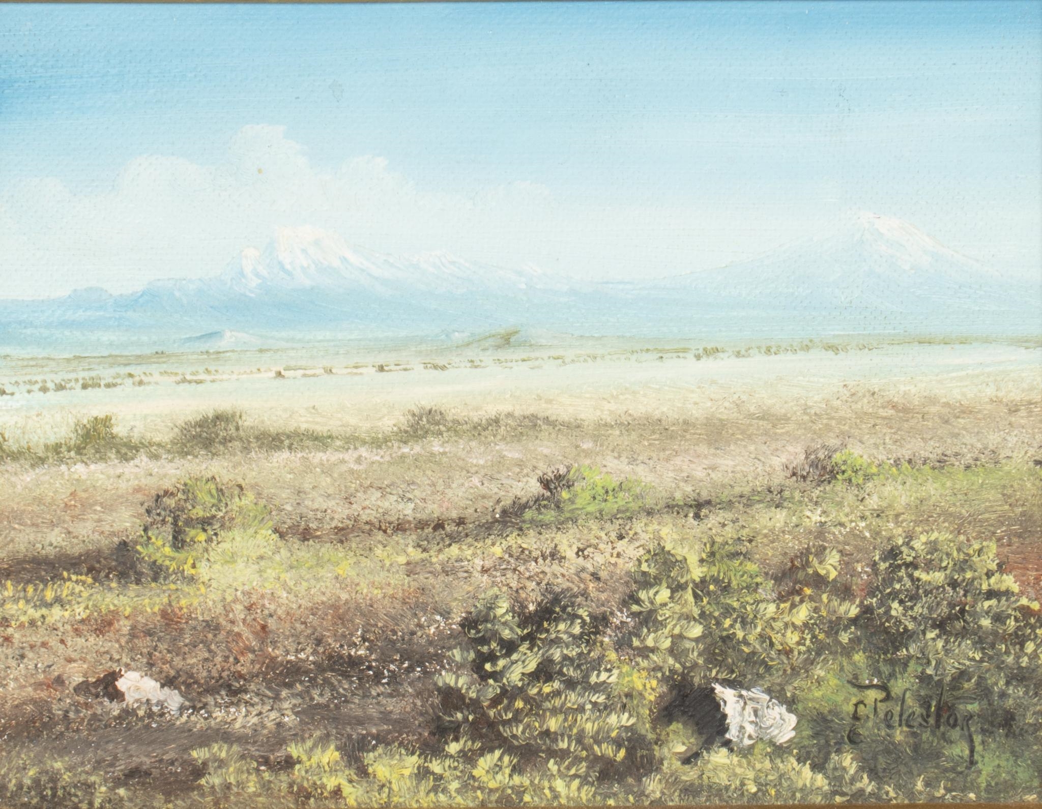 Carlos Pelestor | View of Popocatepetl | MutualArt