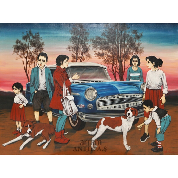 Orhan Umut | Figüratif Kompozisyon (2022) | MutualArt