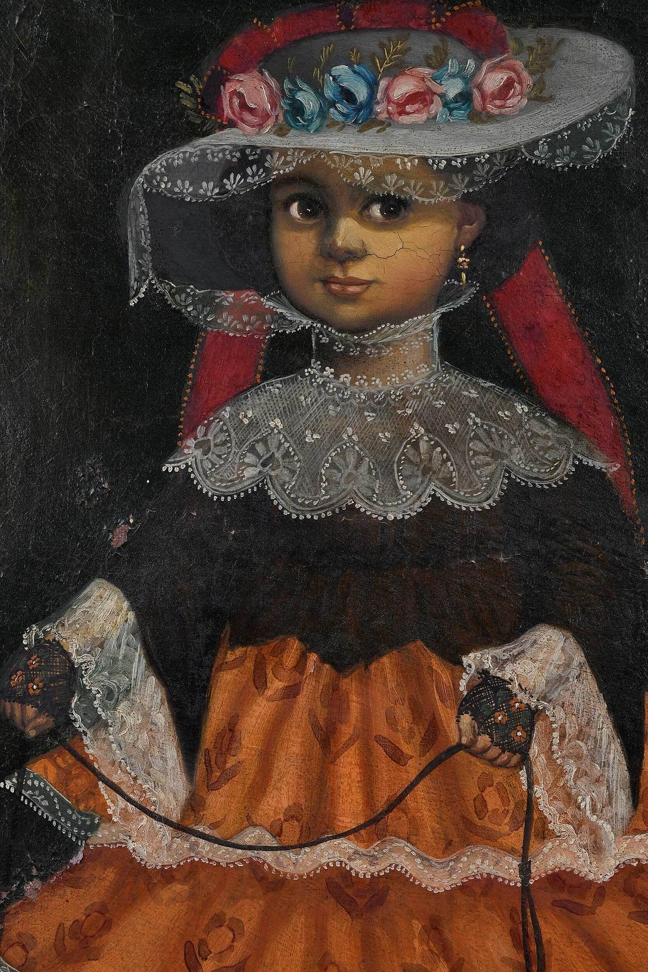 Horacio Rentería Rocha | Girl with Little Dogs | MutualArt