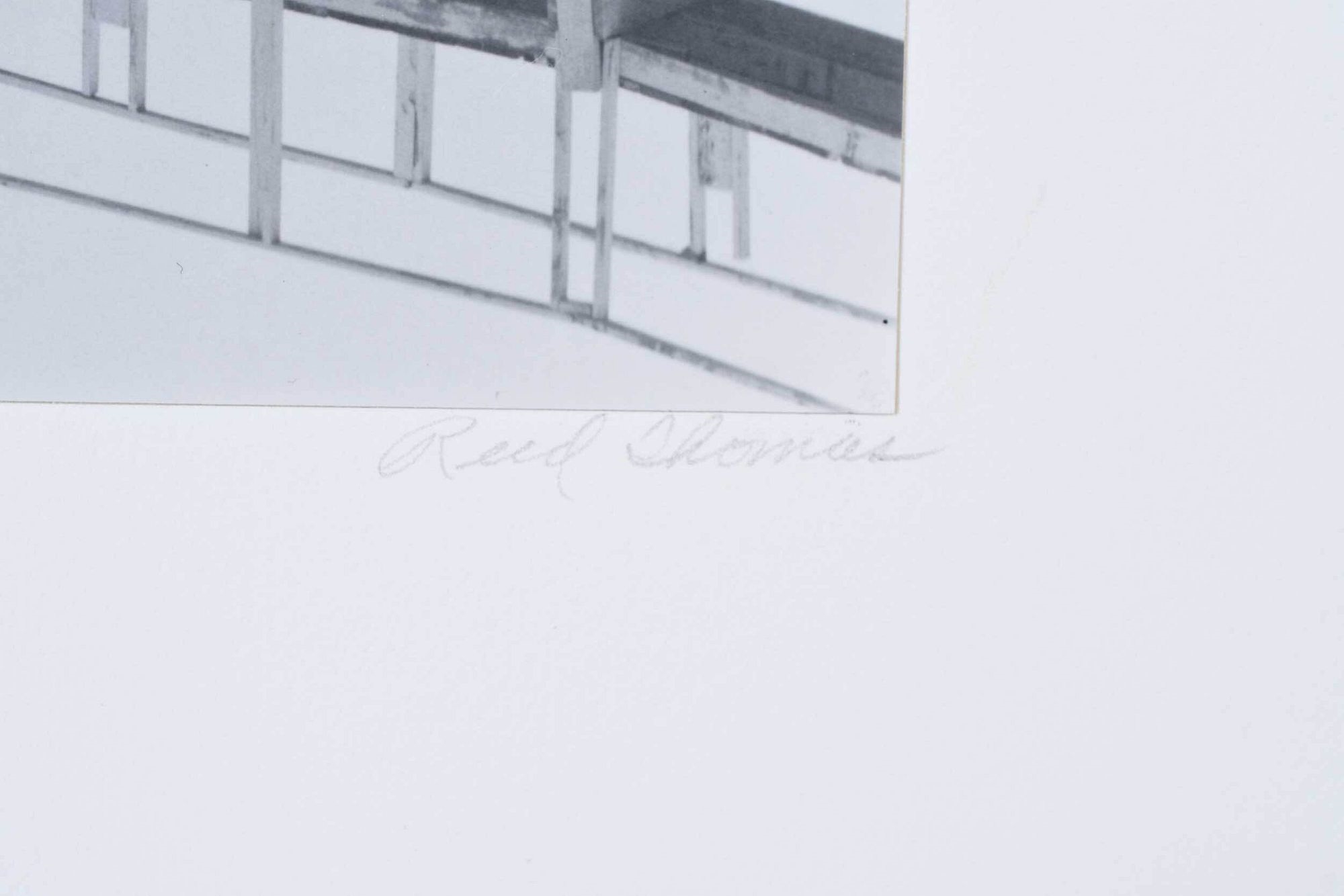 Reed Thomas | Dock and Water Scene (1980) | MutualArt