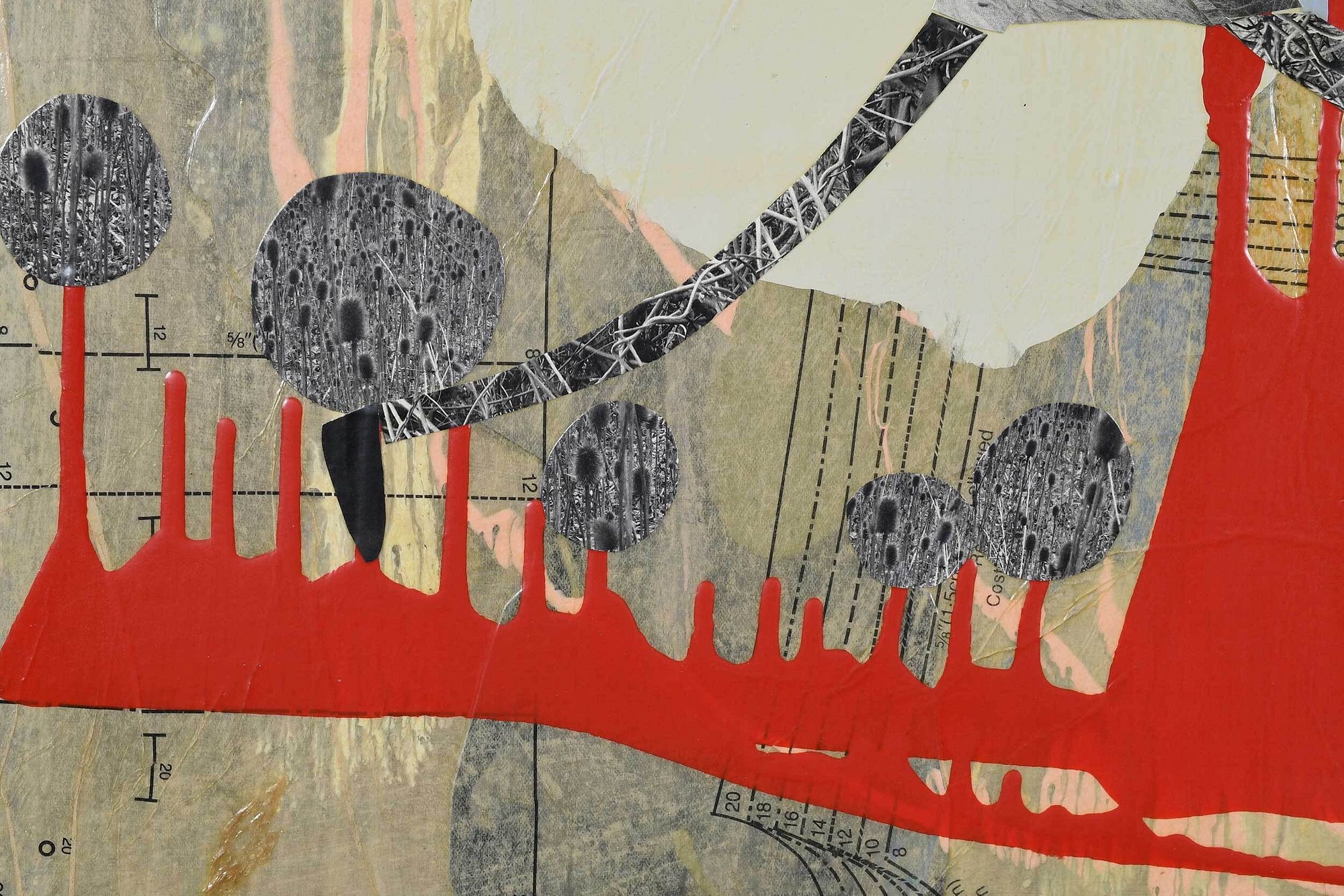 Holly Roberts | Coyote with Thistles (2012) | MutualArt