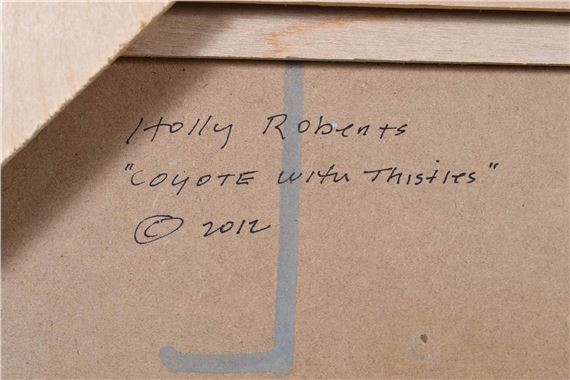 Holly Roberts | Coyote with Thistles (2012) | MutualArt