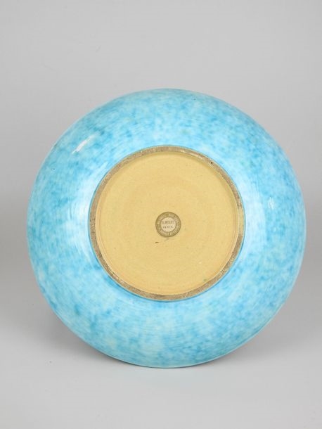 Clément Massier | Cache pot en céramique à décor de coquelicots sur ...