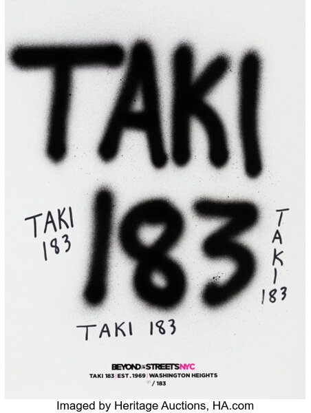 TAKI 183 | 50th Anniversary Print | MutualArt