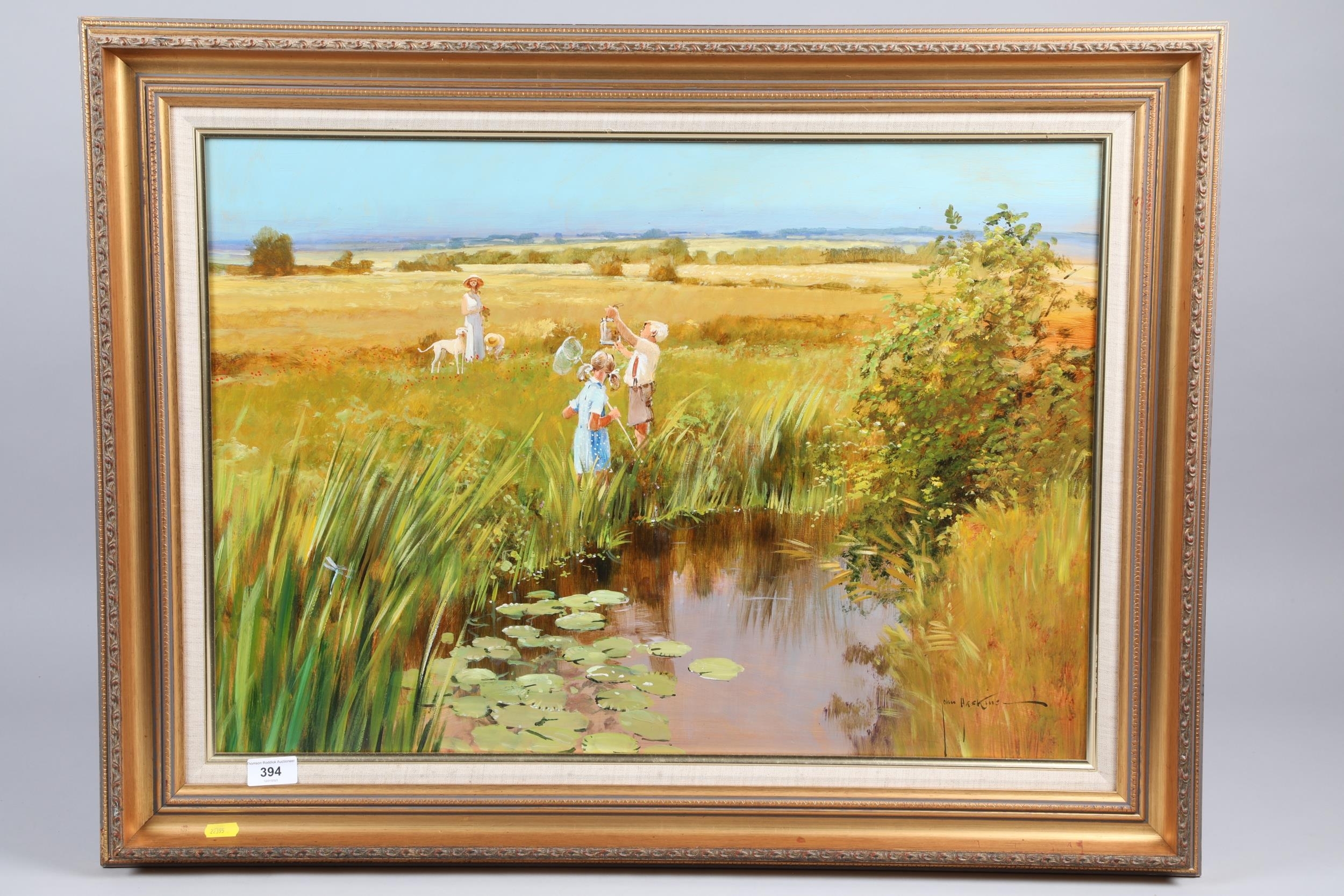 John Haskins | 'Tadpole collecting' | MutualArt