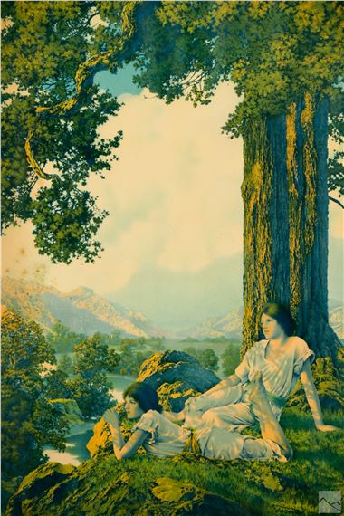 Maxfield Parrish | Hilltop (1927) | MutualArt
