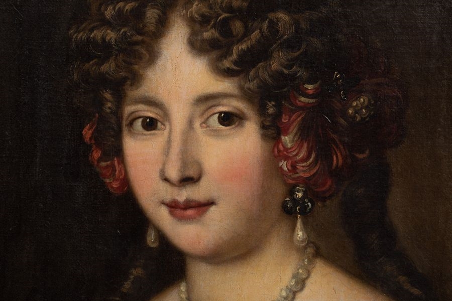 Jacob Ferdinand Voet | Portrait d'Isabella Strozzi-Cozaguti, à la parure de perles | MutualArt