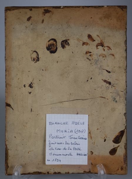 Emile Grittel | Plaque de grès à couverte brun-jaune (1870) | MutualArt