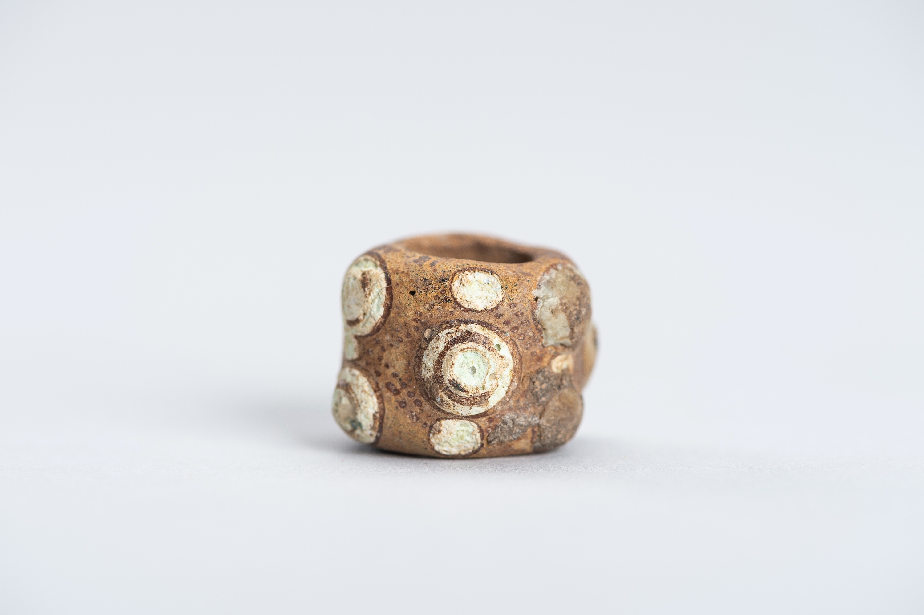 Han Dynasty | TWO GLASS BEADS, HAN DYNASTY | MutualArt