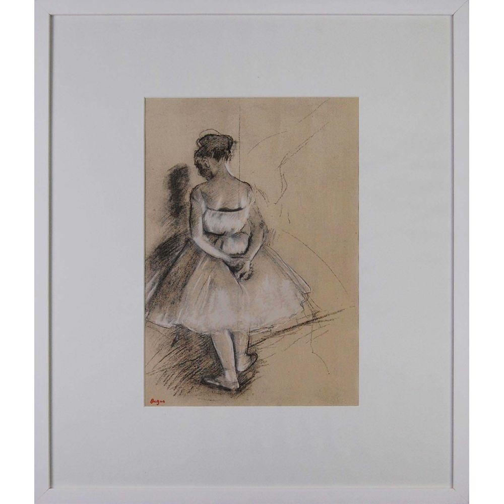 Edgar Degas | DEGAS Edgar ( d'aprés ) (1834-1917)PochoirDANSEUSE DE DOSJacomet d'après un pastel ...
