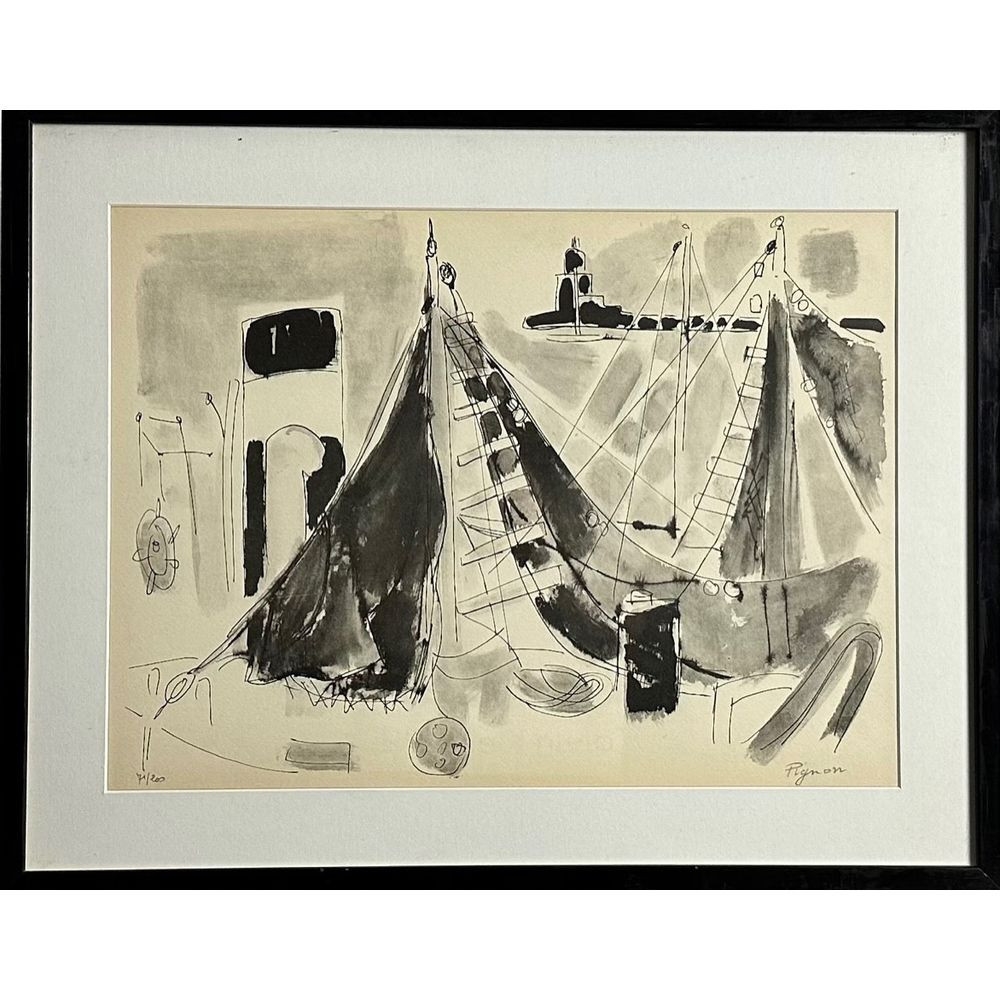 Edouard Pignon | PIGNON Edouard (1905 - 1993)LithographieAU PORTSignée ...