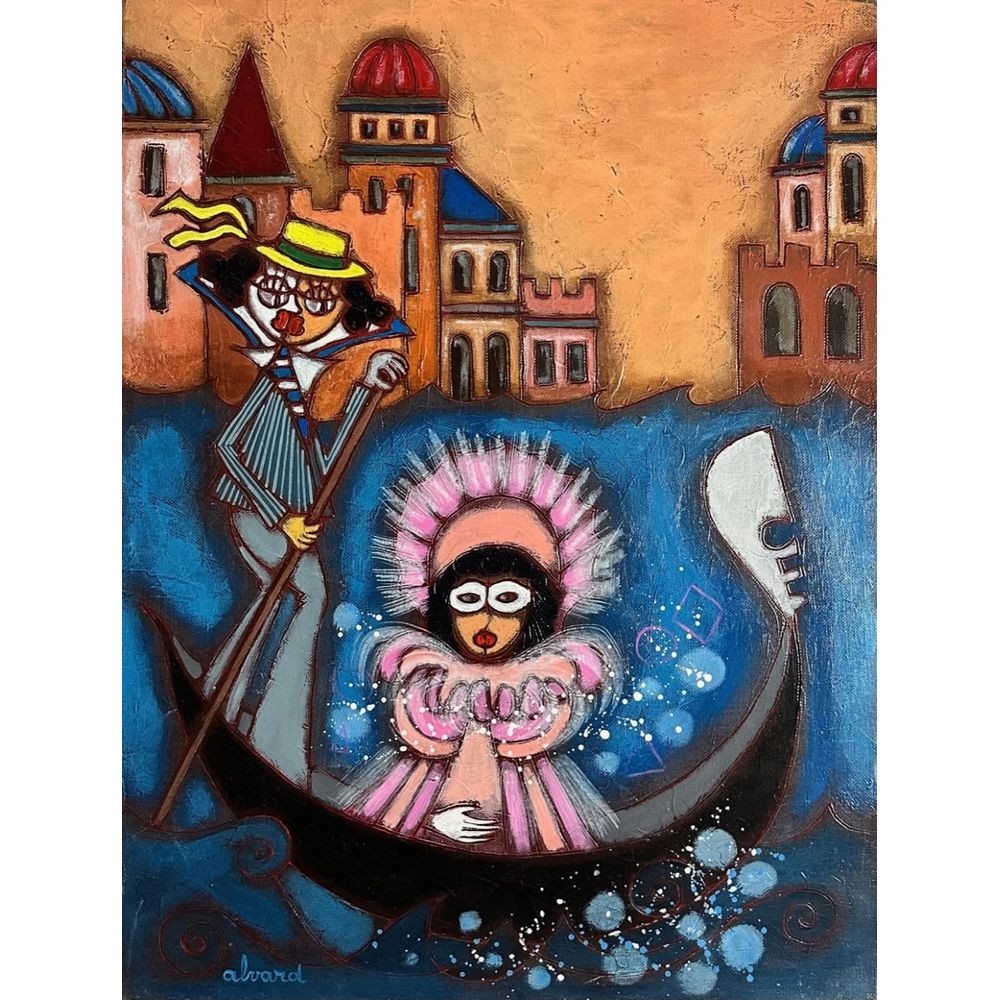 Jules Alvard | ALVARD (1945 - )Huile sur toileDEPART POUR LE ...