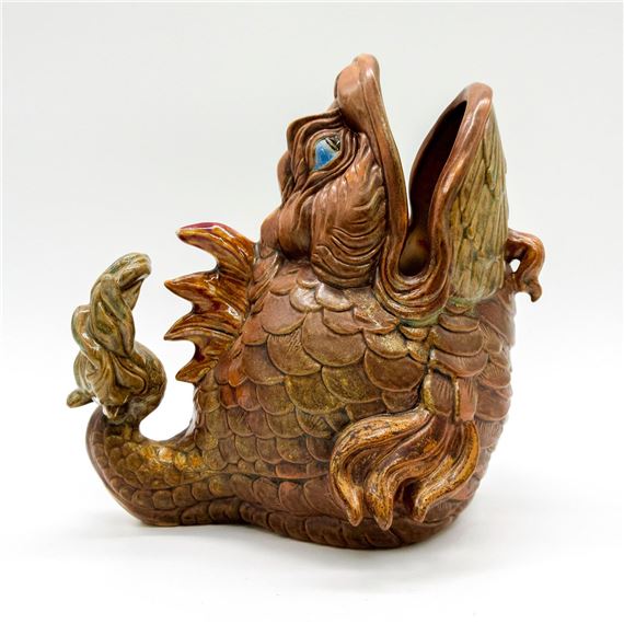 Andrew Hull | Andrew Hull Burslem Pottery Fish Jug | MutualArt