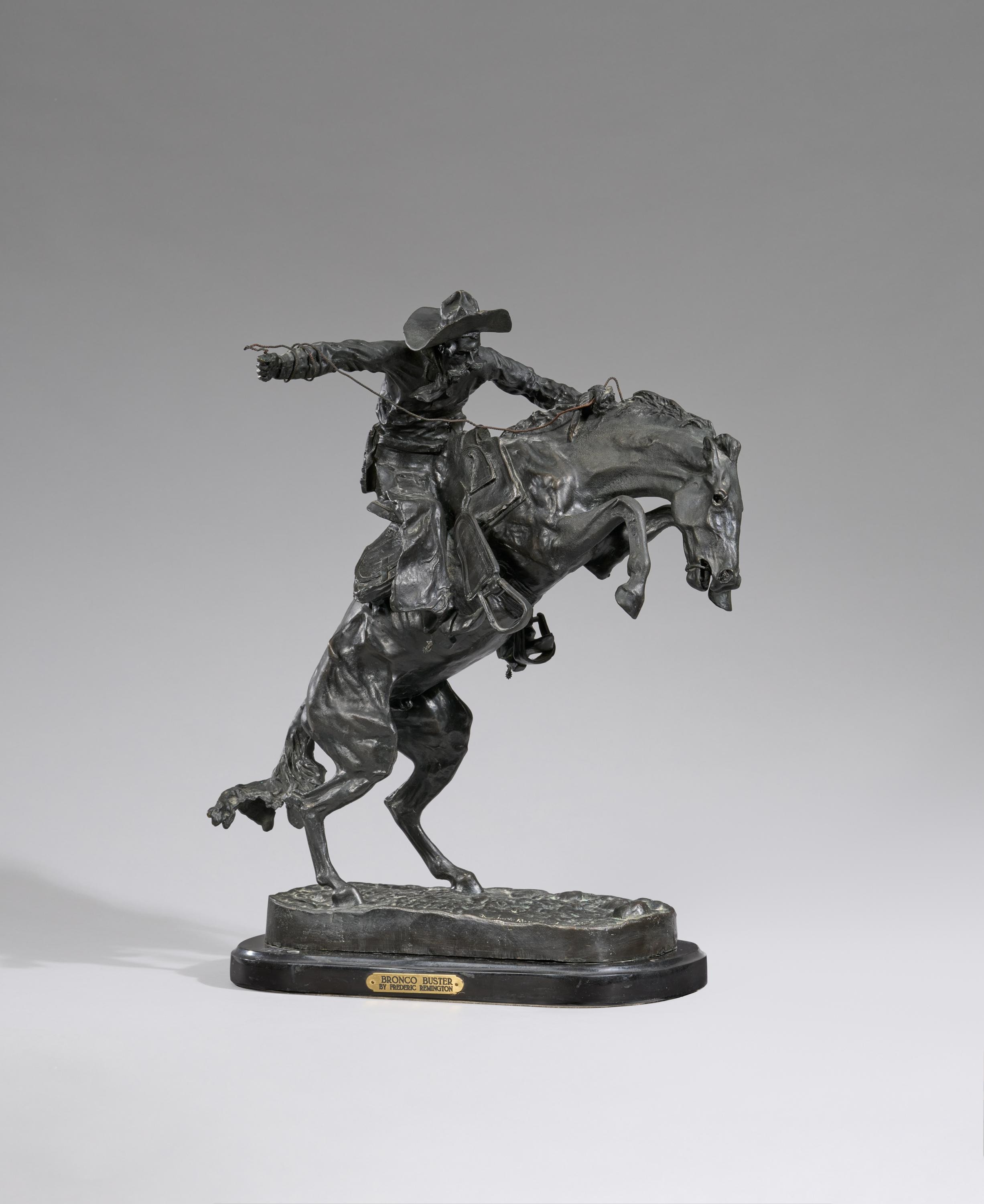 Frederic Remington | Bronco Buster. | MutualArt