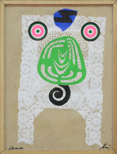 Enrico Baj | Animal (1969) | MutualArt