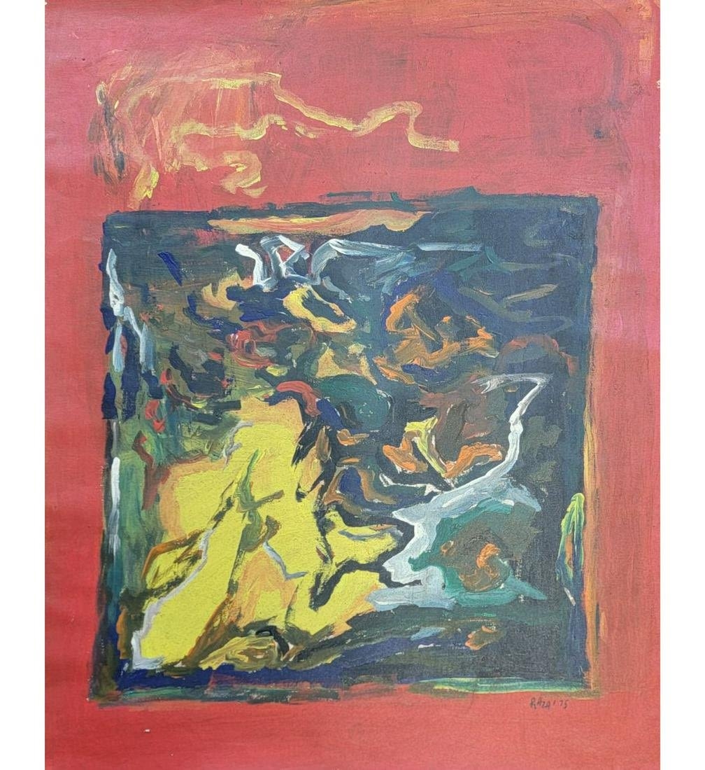 Syed Haider Raza | French Indian Syed Haider Raza 1922-2016 Oil On ...