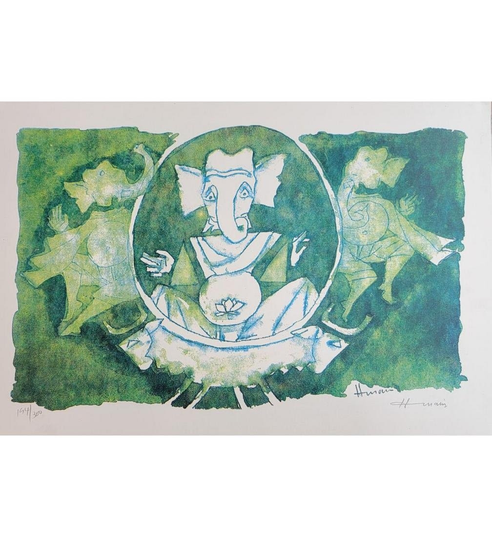 Maqbool Fida Husain | INDIA-MAQBOOL FIDA HUSAIN 1913-2011 Serigraph ...