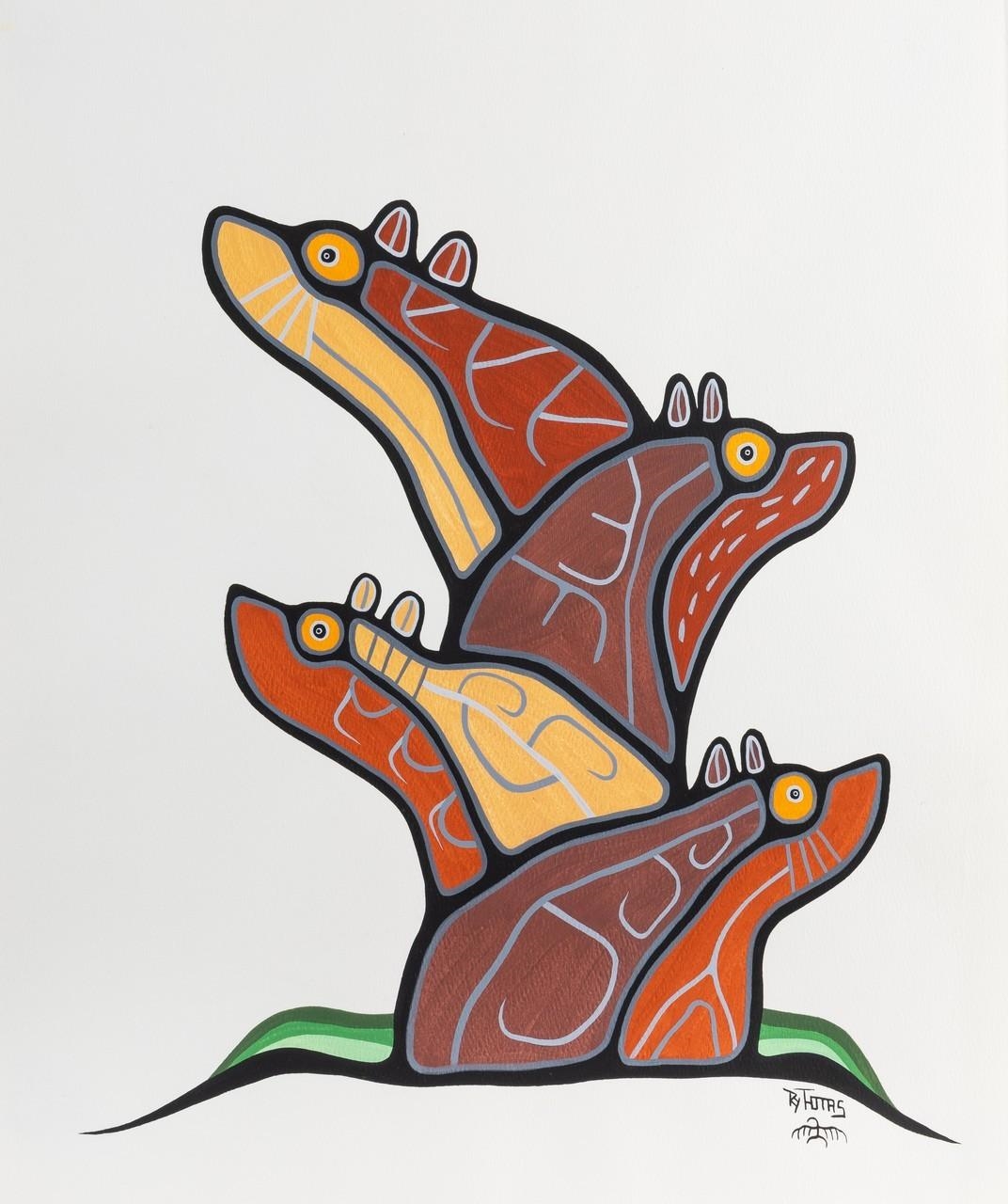 Roy Thomas | Untitled - Four Bears | MutualArt