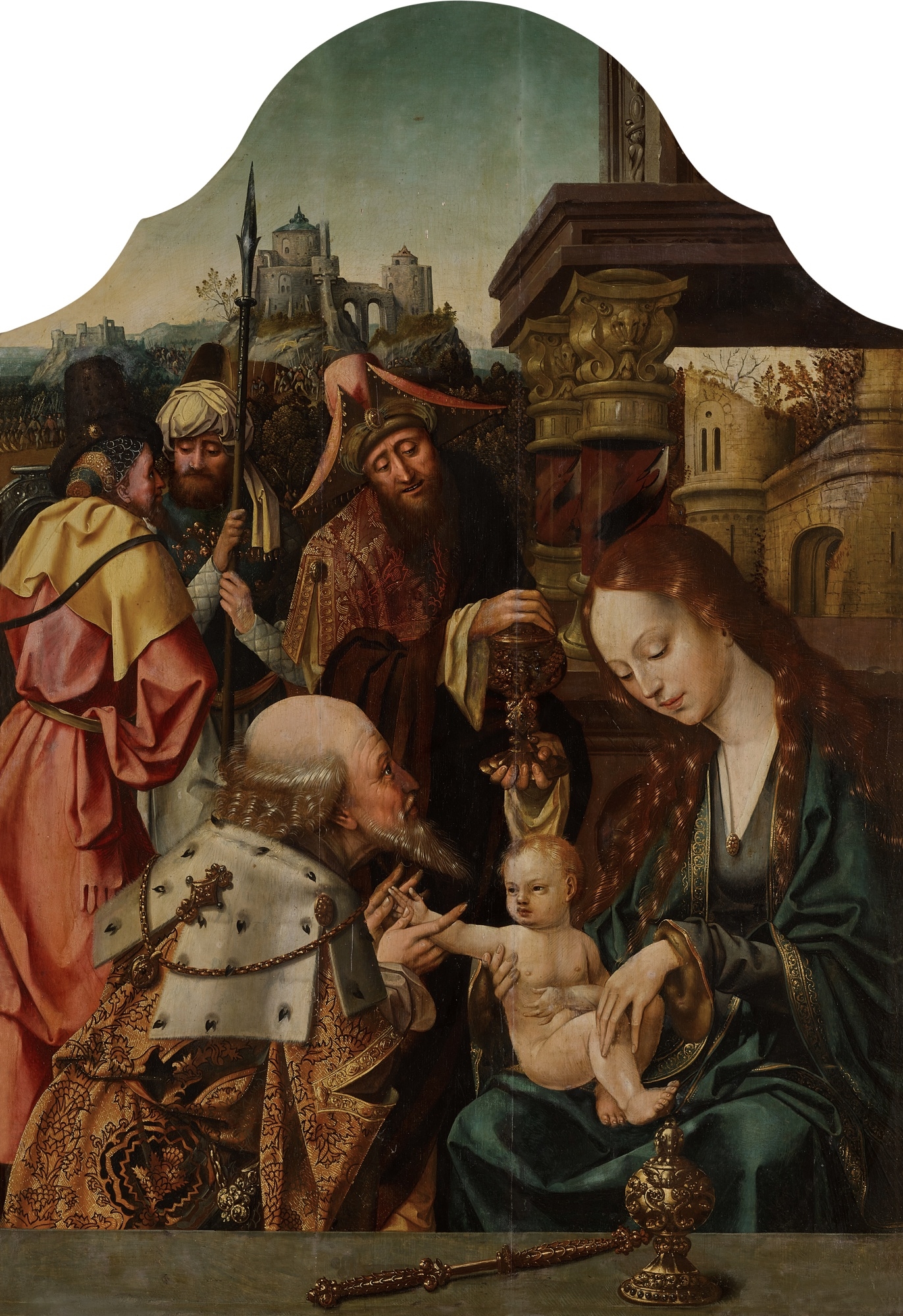 Jan Mertens the Younger | Adoration of the Magi (1518) | MutualArt