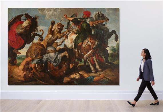 Peter Paul Rubens | The lion hunt | MutualArt