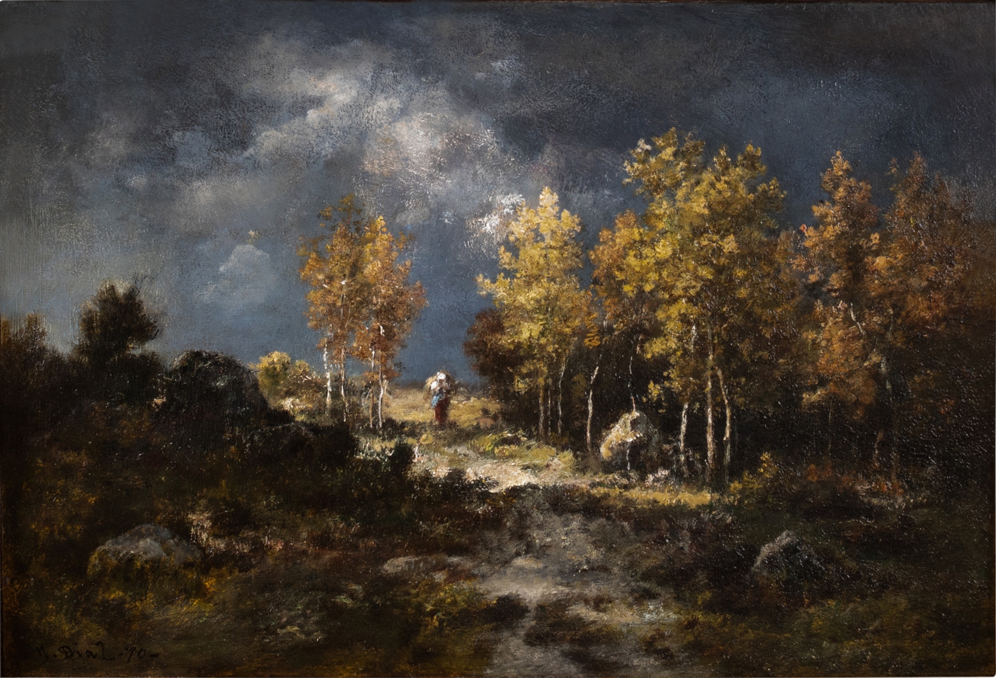 Narcisse-Virgile Diaz de la Peña | Passing Storm (70) | MutualArt