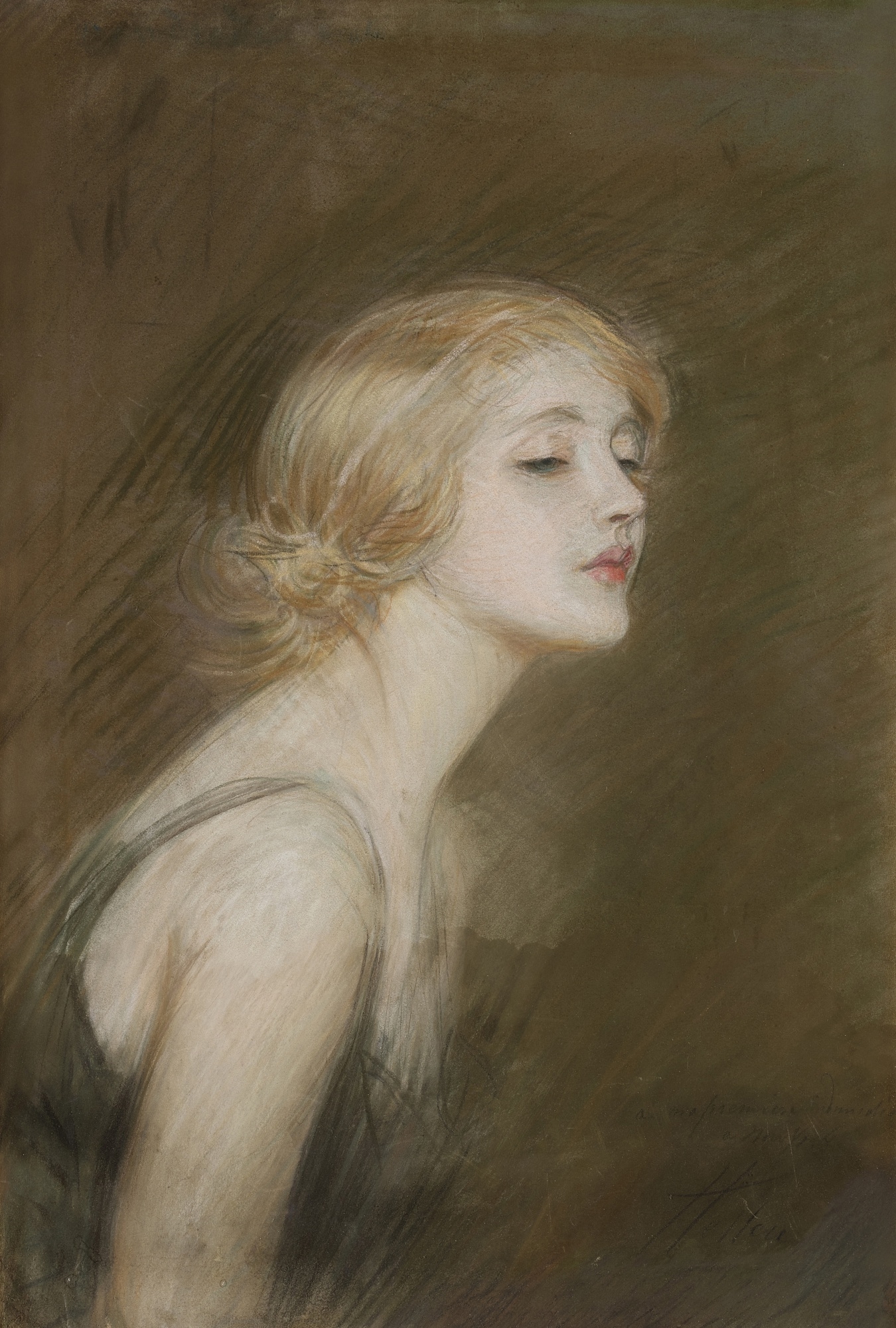 Paul César Helleu | Portrait of Mae Murray | MutualArt