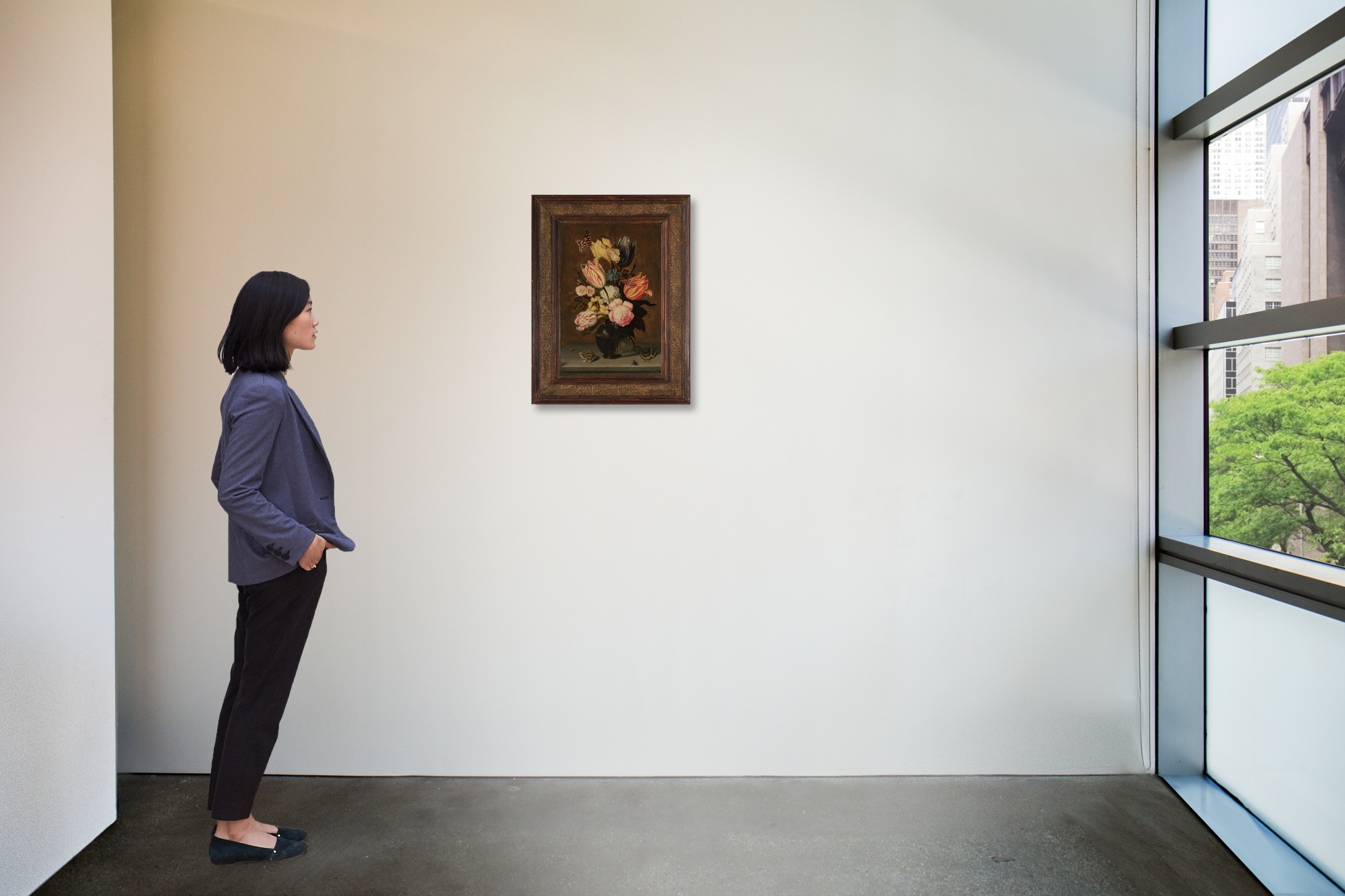 Ambrosius Bosschaert the Younger | Floral still life with a rose ...