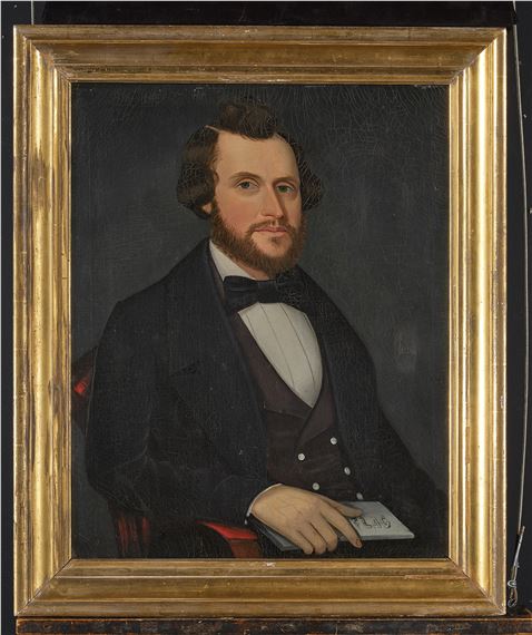 Ammi Phillips | Portrait of a Gentleman | MutualArt