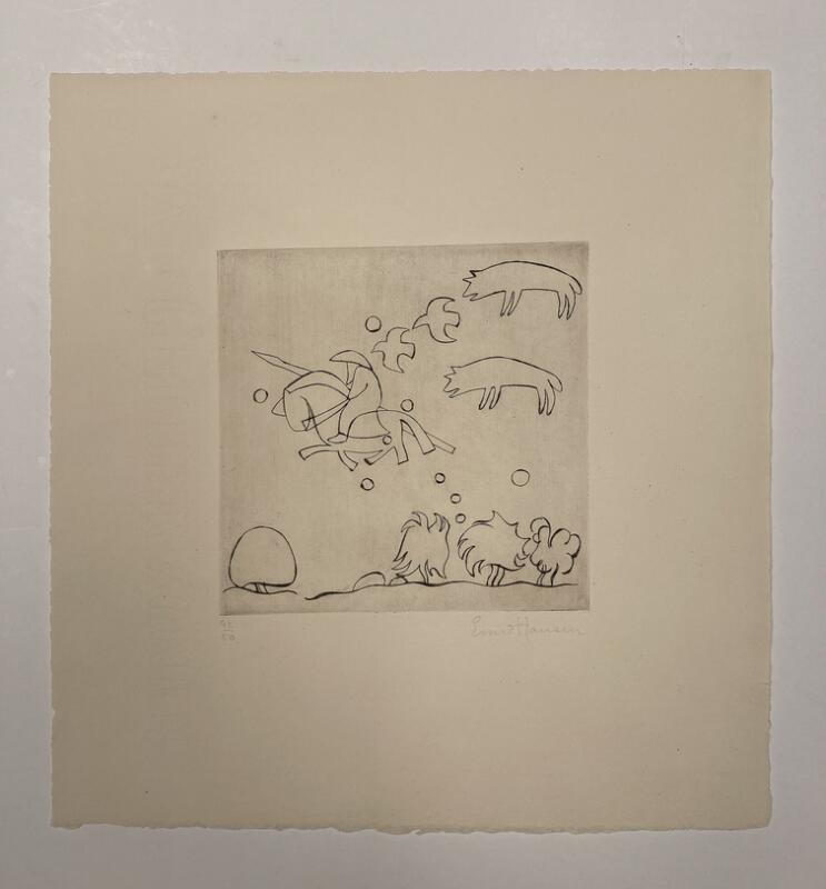 Ernst Hansen | Illustrationer til Oehlenschlägers Guldhornene | MutualArt