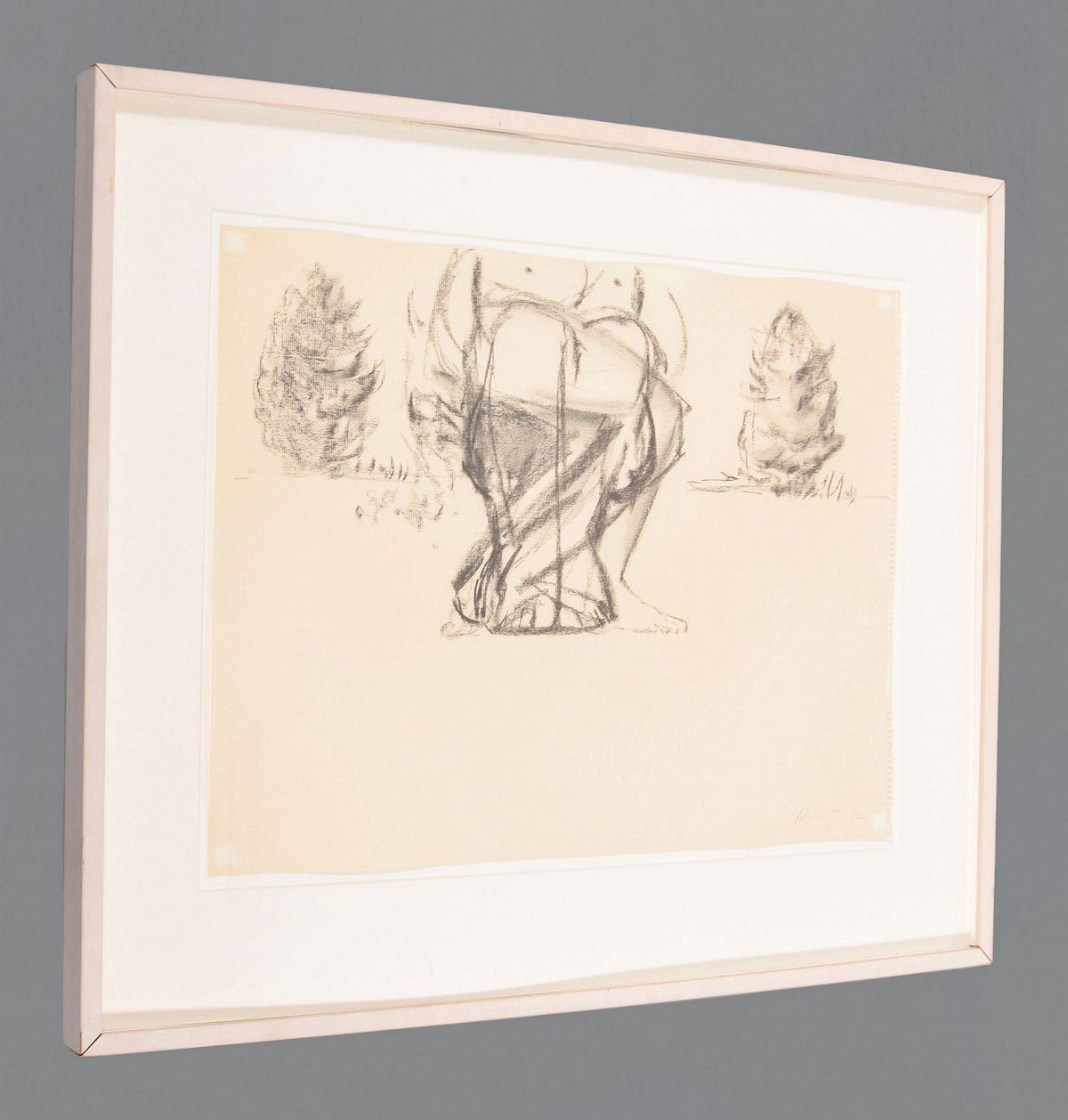 Richard Artschwager | Richard Artschwager Charcoal Drawing (1982 ...