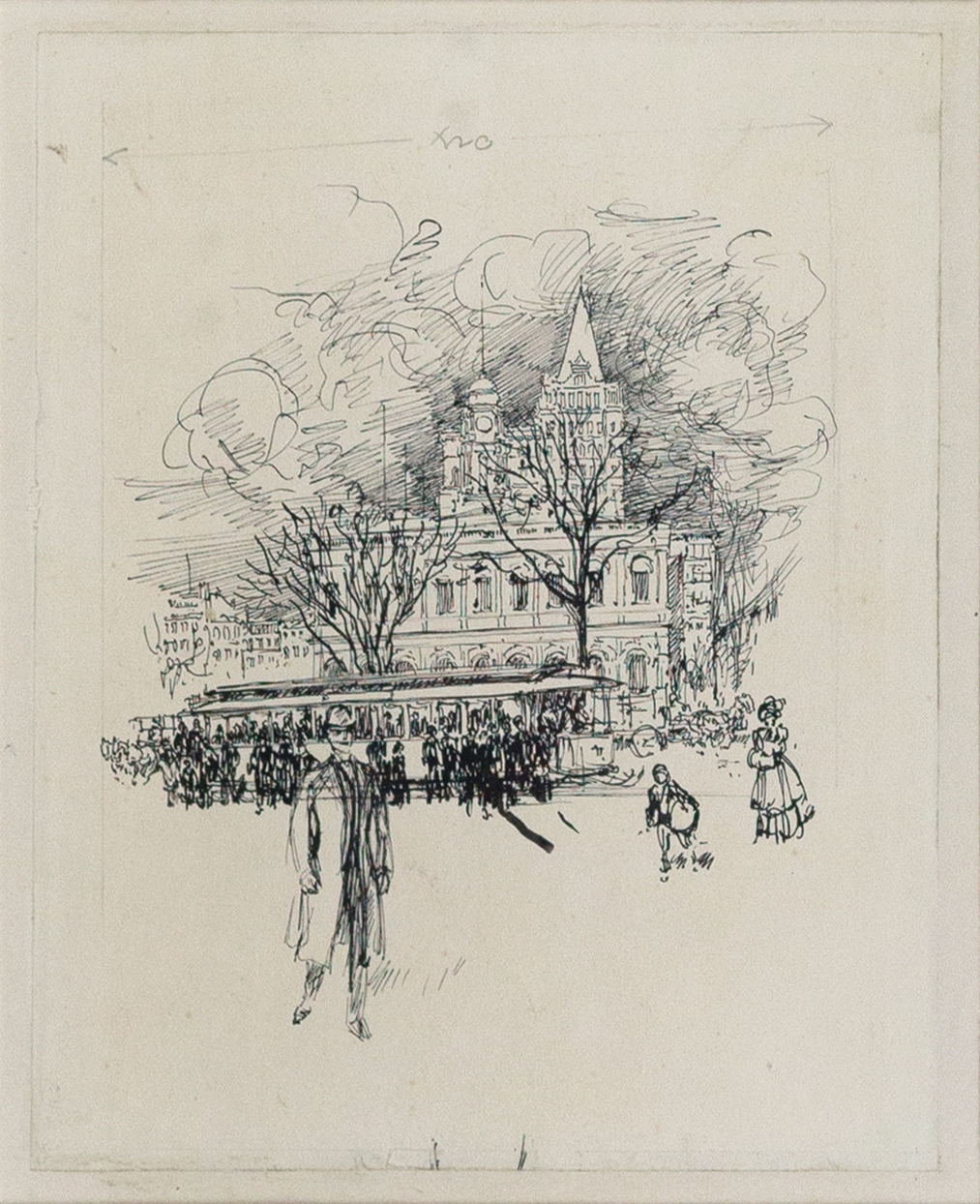 Charles Huard | [Pair of Drawings from New York Comme de L'ai Vu (New ...