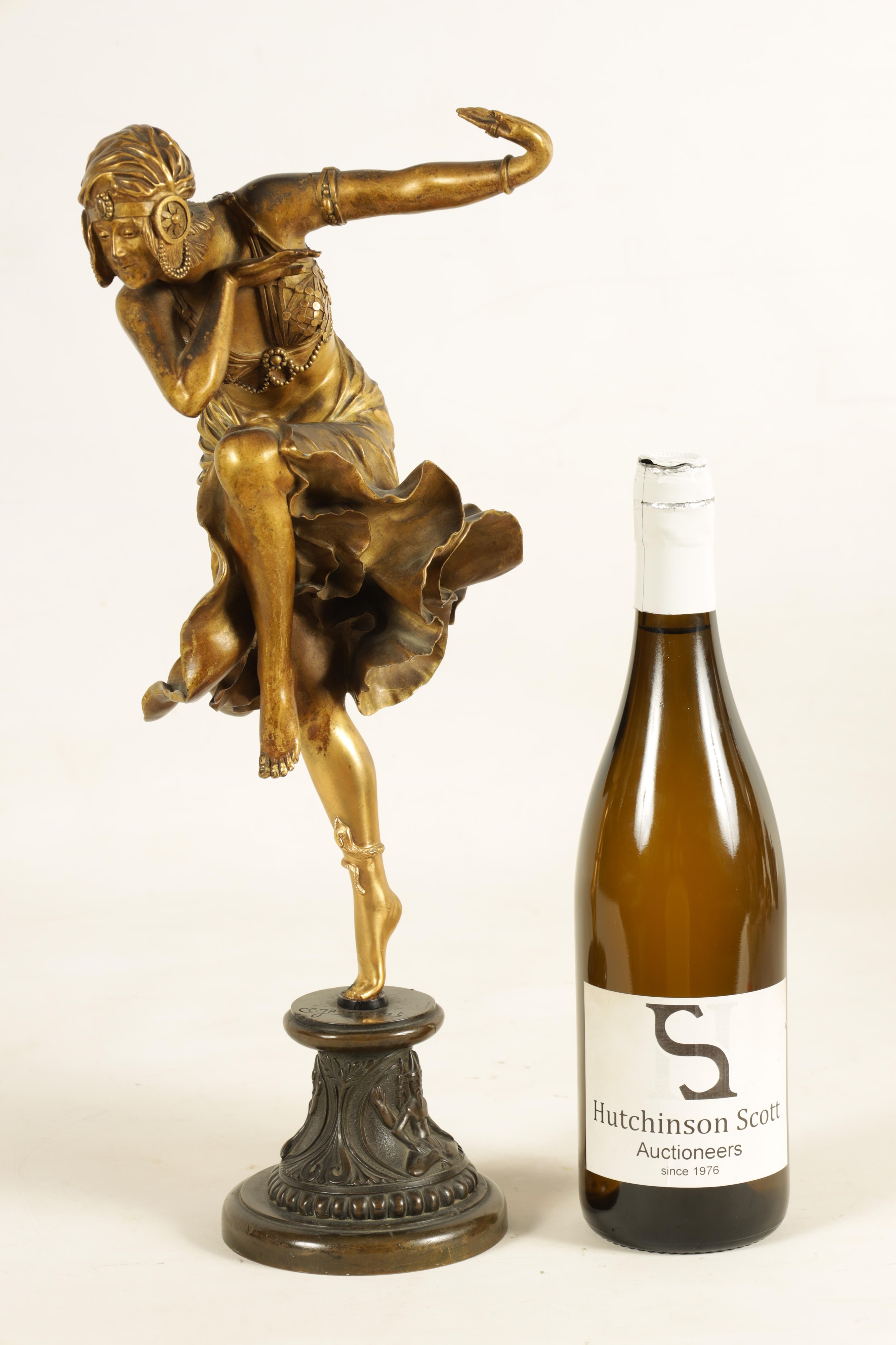 Claire Jeanne Roberte Colinet | . A STYLISH ART DECO GILT BRONZE ...