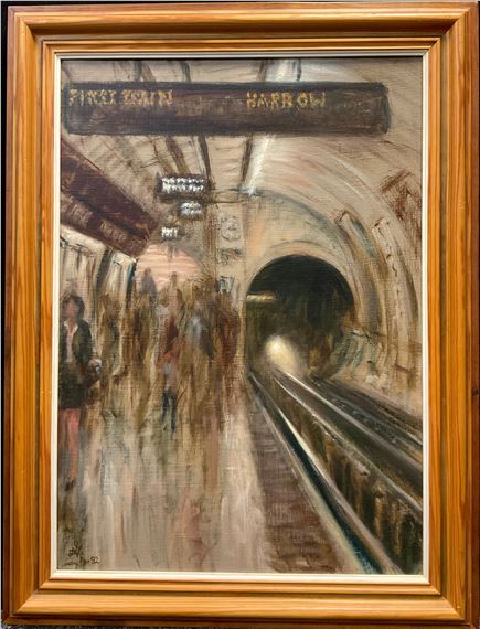 Nicholas Leake | London Underground | MutualArt